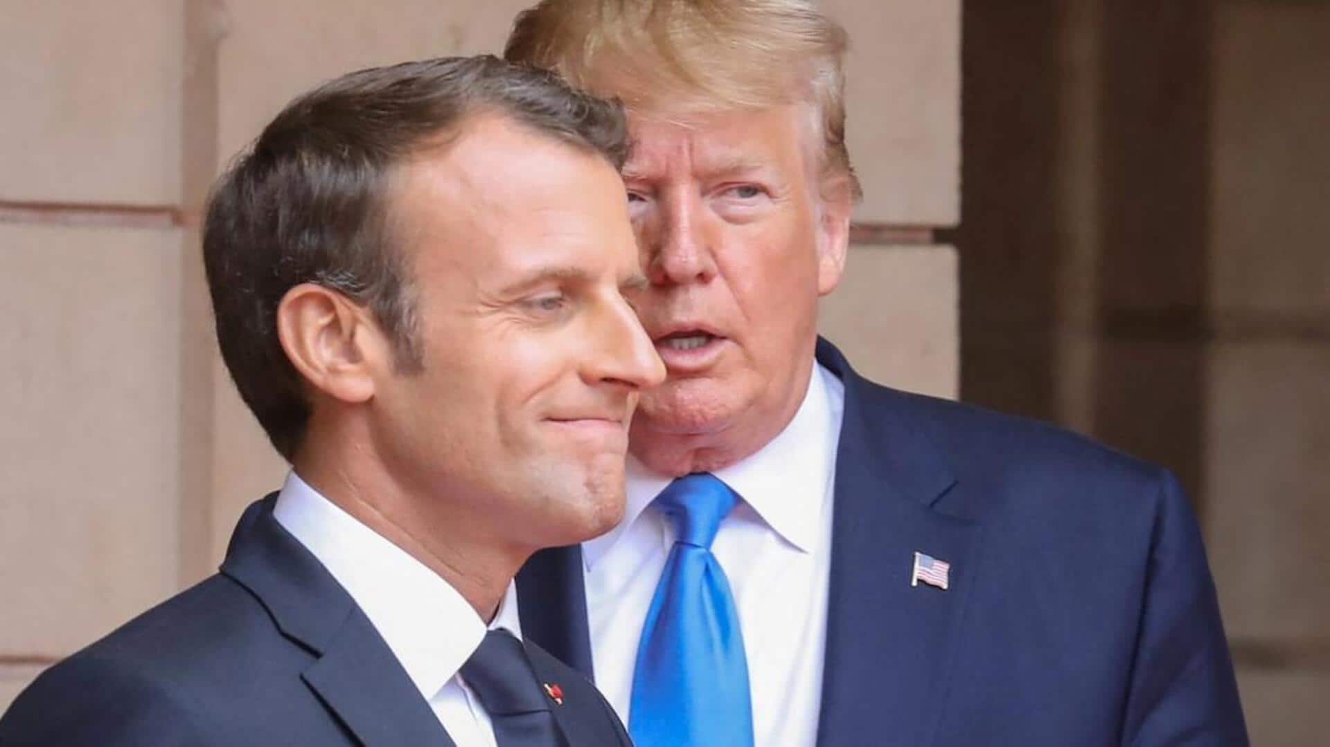'My friend...': Trump shares Macron's private text amid Greenland standoff