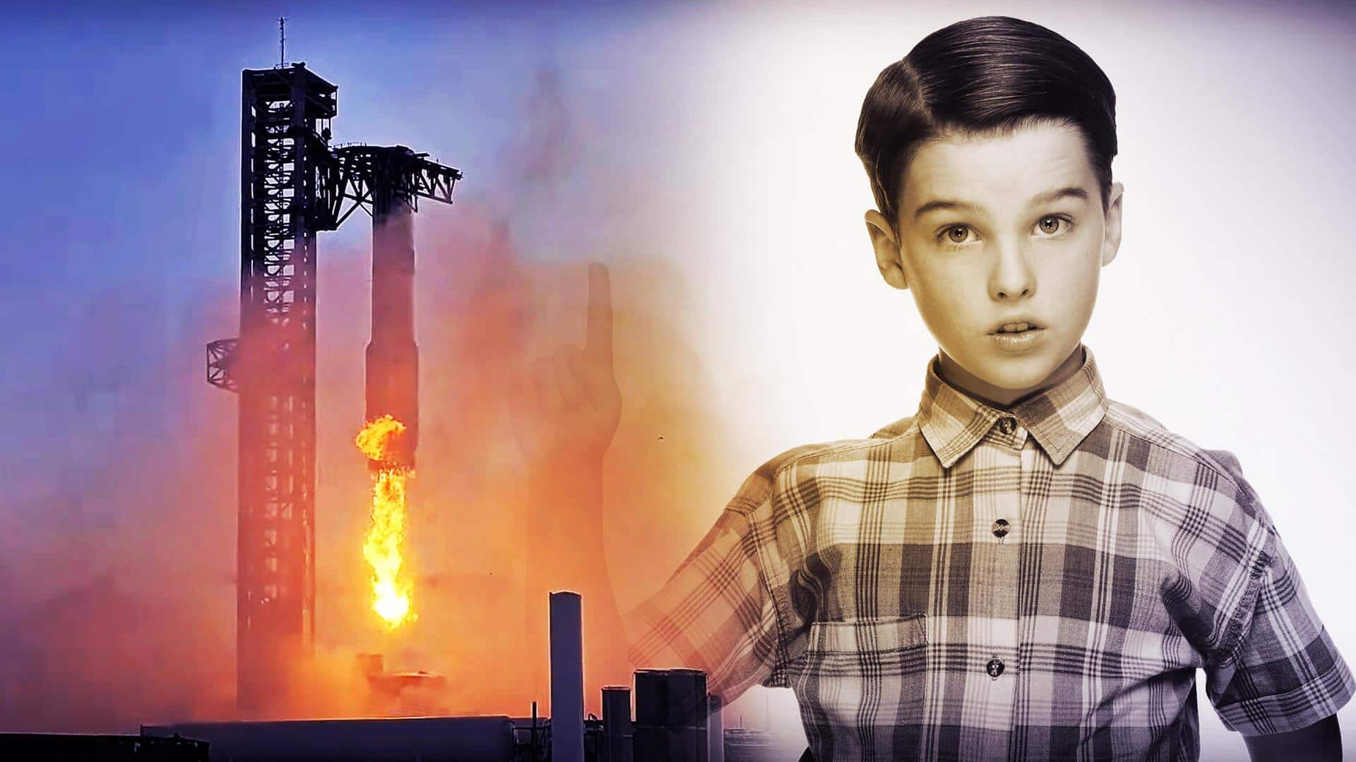 Watch: 'Young Sheldon' predicted SpaceX's rocket catch feat years ago