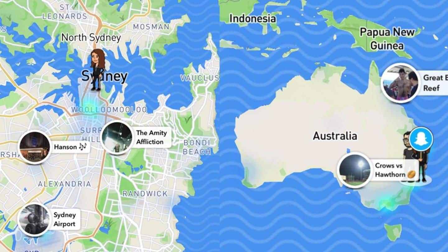 Snapchat makes it easier to find friends through Map Explore | NewsBytes