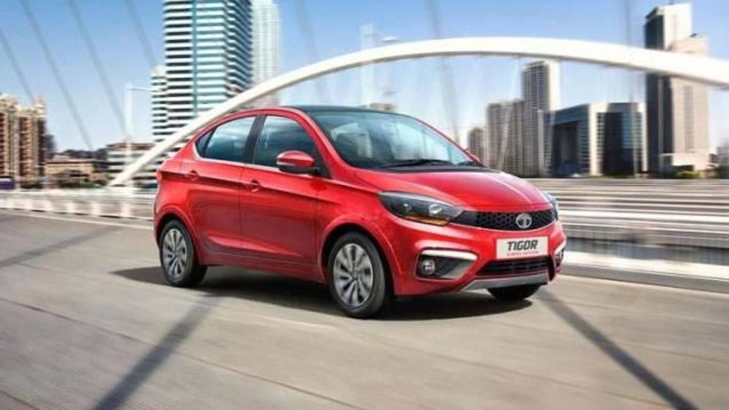 Tata's special edition Tigor Buzz launched at Rs. 5.68 lakh | NewsBytes