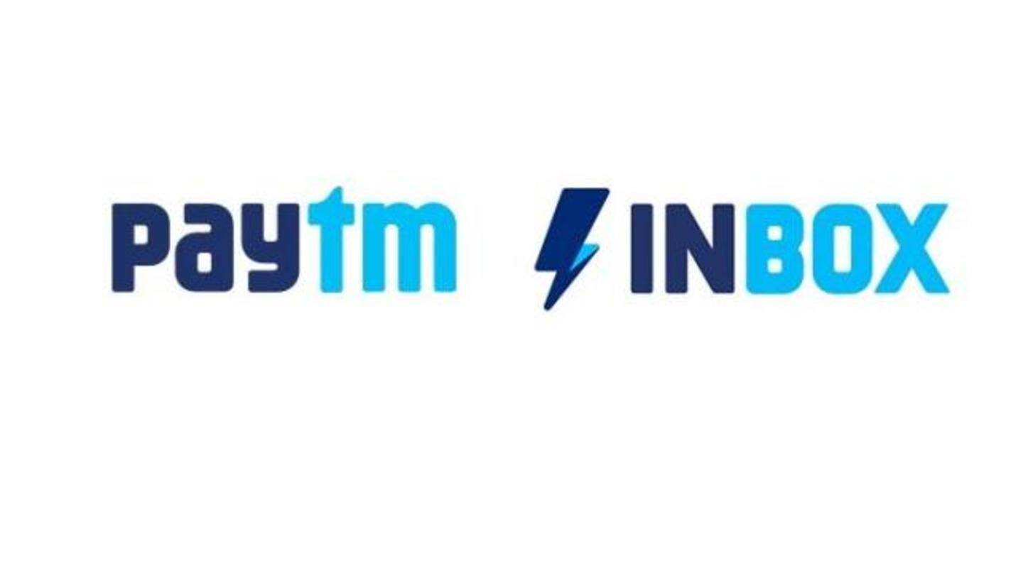 Now access news, live TV, entertainment, games in Paytm Inbox | NewsBytes