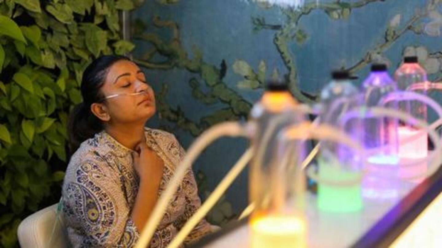 In polluted Delhi, this bar serves oxygen. No kidding! | NewsBytes