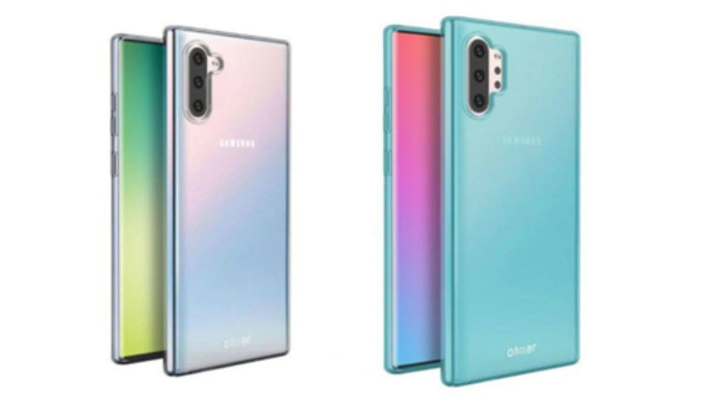 Samsung's Galaxy Note 10+ images leaked: Details here | NewsBytes