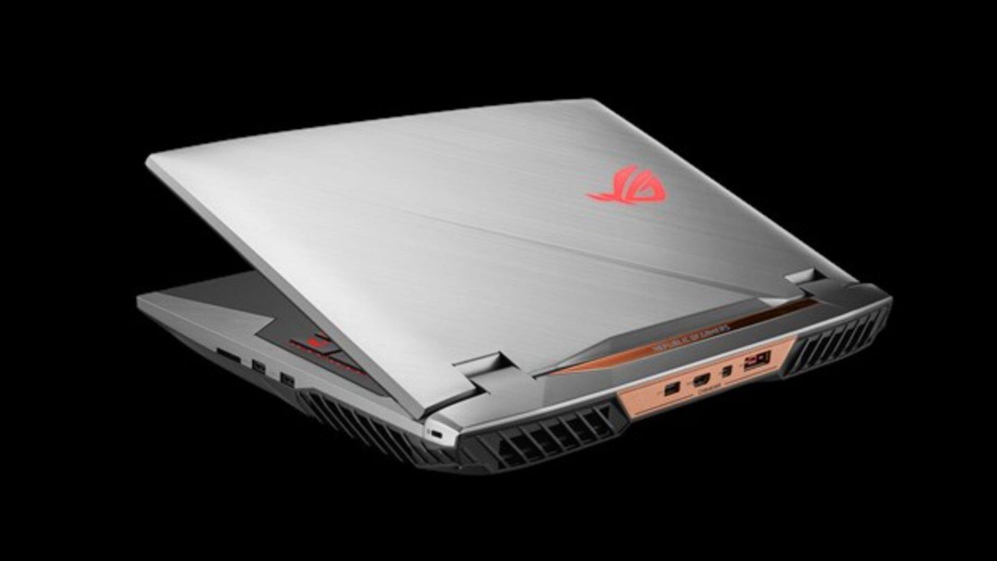 ASUS launches TUF Gaming FX504, ROG G703 laptops in India | NewsBytes
