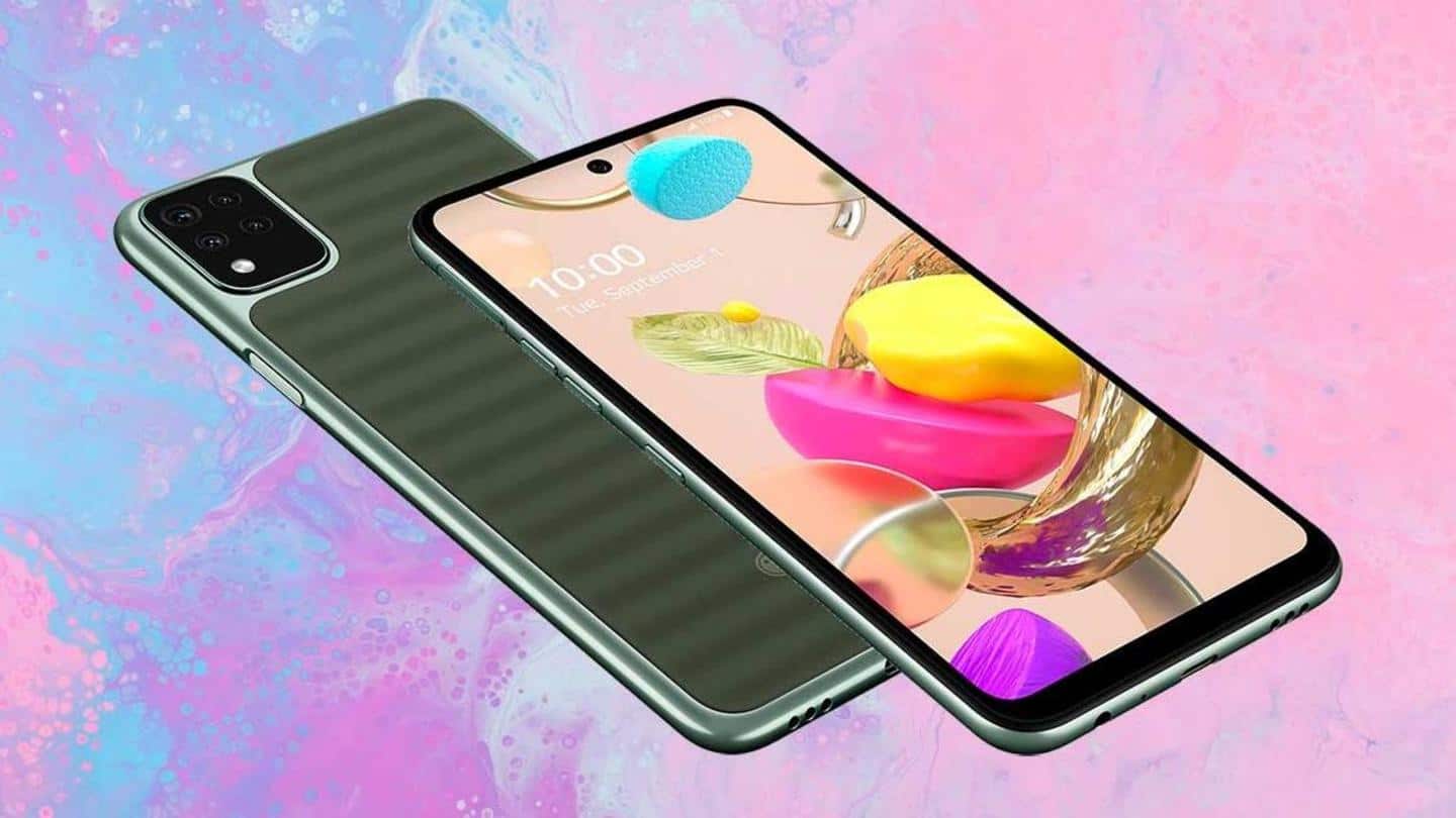 LG K42, with quad rear cameras, launched at Rs. 11,000 | NewsBytes