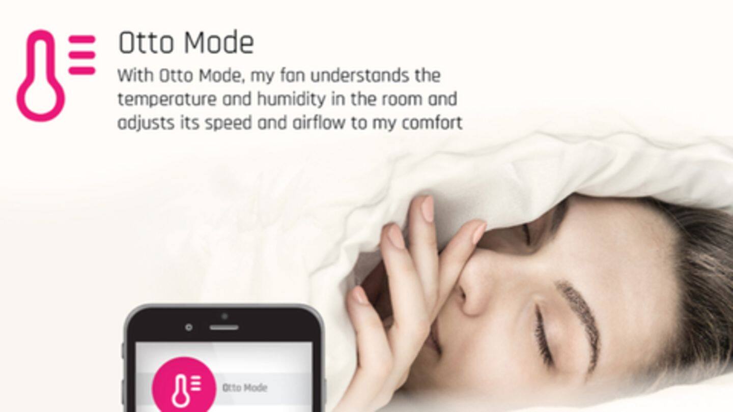 Ottomate Smart Fan launched in India at Rs. 3,999 | NewsBytes