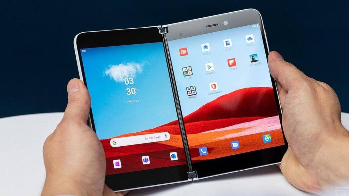 Microsoft's dual-screened smartphone to be launched soon | NewsBytes