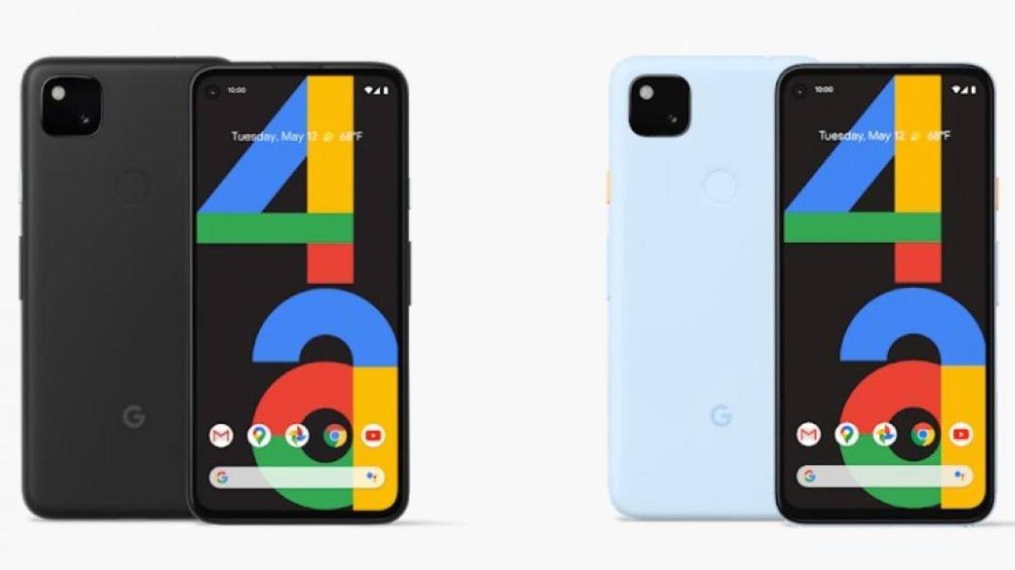 Google Pixel 4a gets a new 'Barely Blue' color variant | NewsBytes