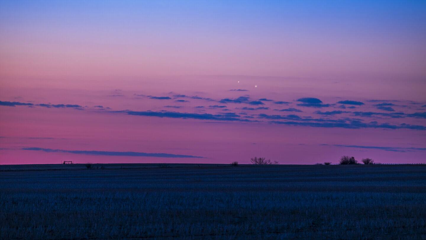Venus, Jupiter shine together in rare celestial show