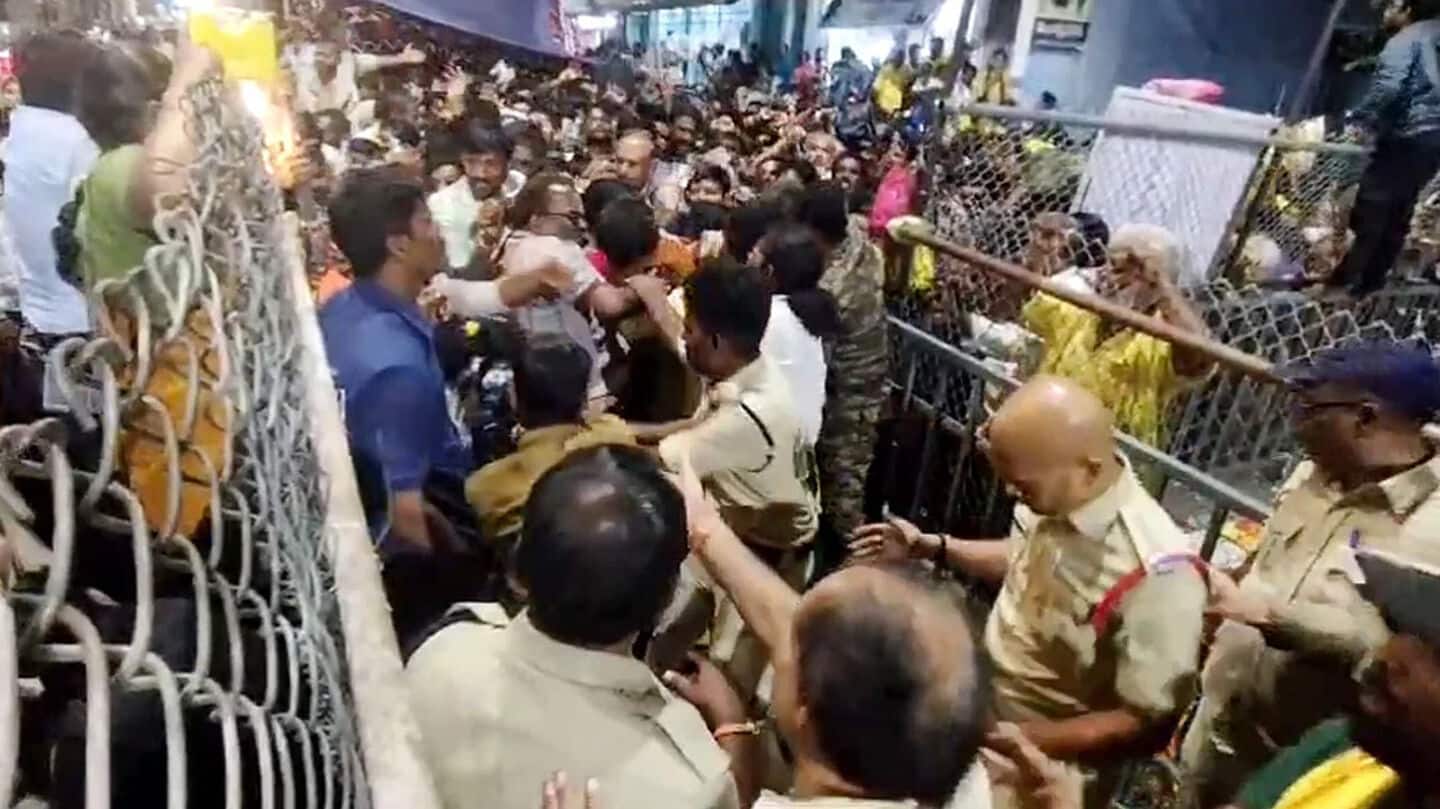 Officials blamed for Tirupati stampede that killed 6