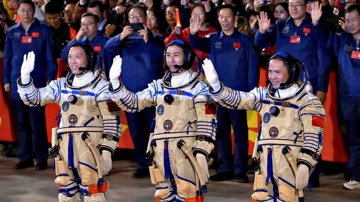 Chinese astronauts inspect damaged Shenzhou-20 capsule after debris strike