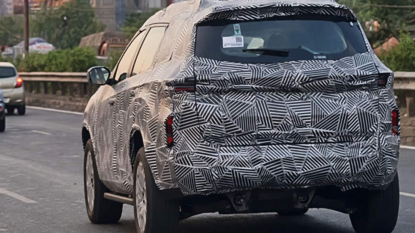Tata Safari EV spied on Indian roads with Acti.ev+ platform