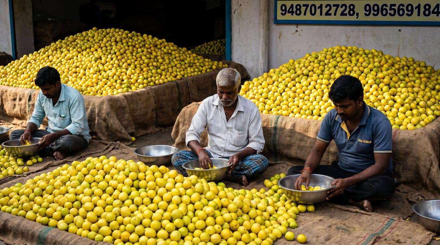 Puliyangudi lemon prices hit ₹250/kg as summer slashes yields