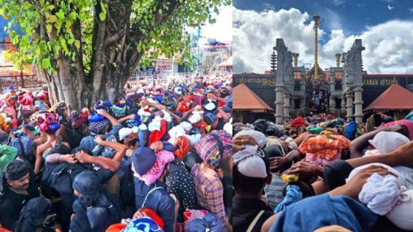 Sabarimala temple sees record rush, crowd control steps kick in