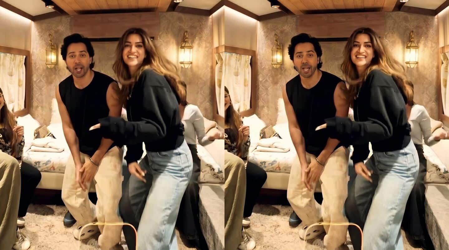 Sanon shares Instagram dance with Dhawan to 'Jab Talak'