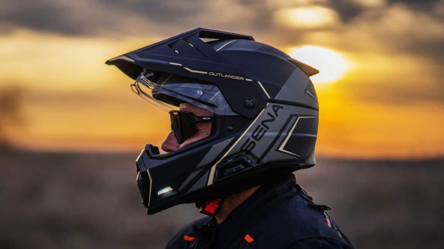 Sena launches Outlander, 1st dual-sport helmet with Mesh Intercom 3.0