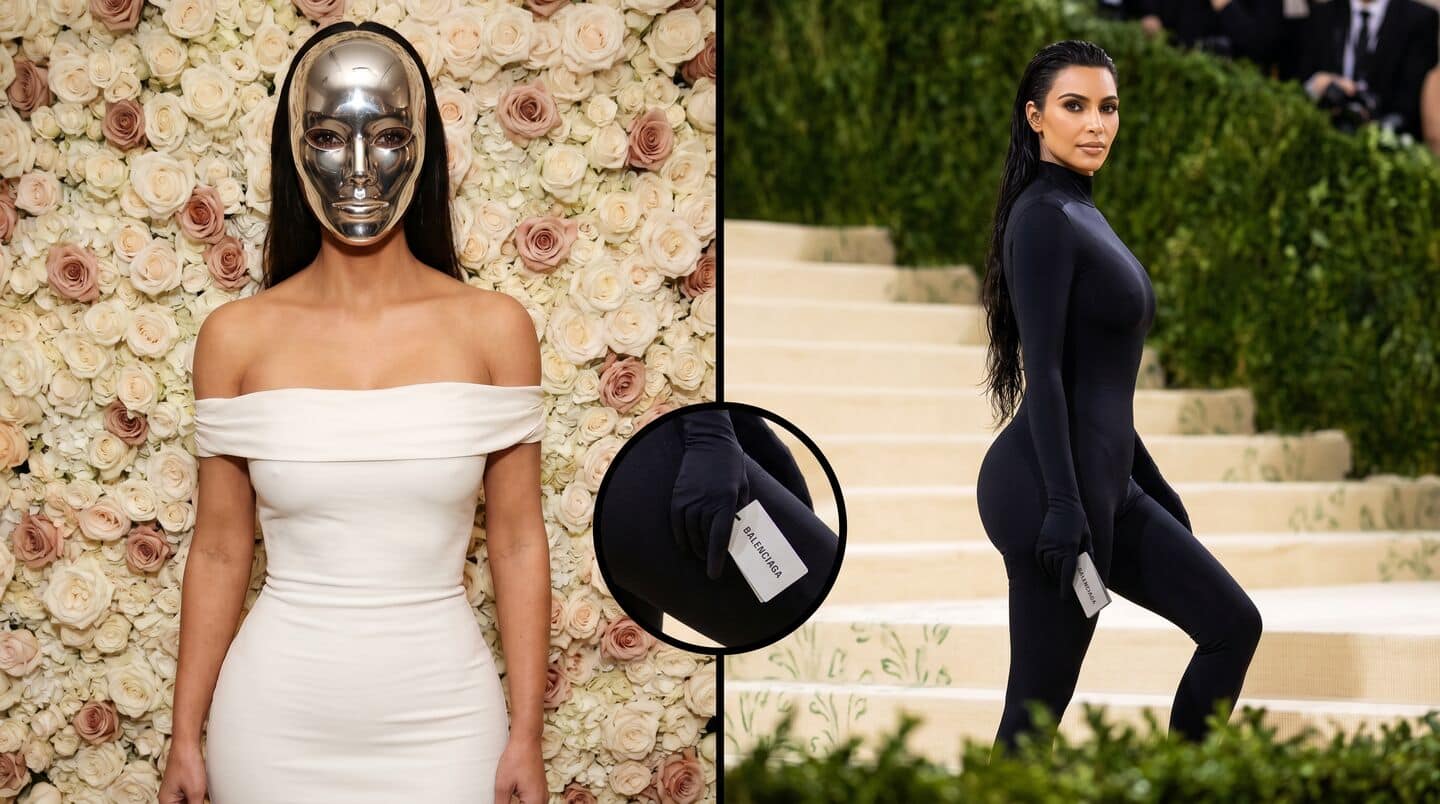 Perry wears McCartney gown and face mask at Met Gala