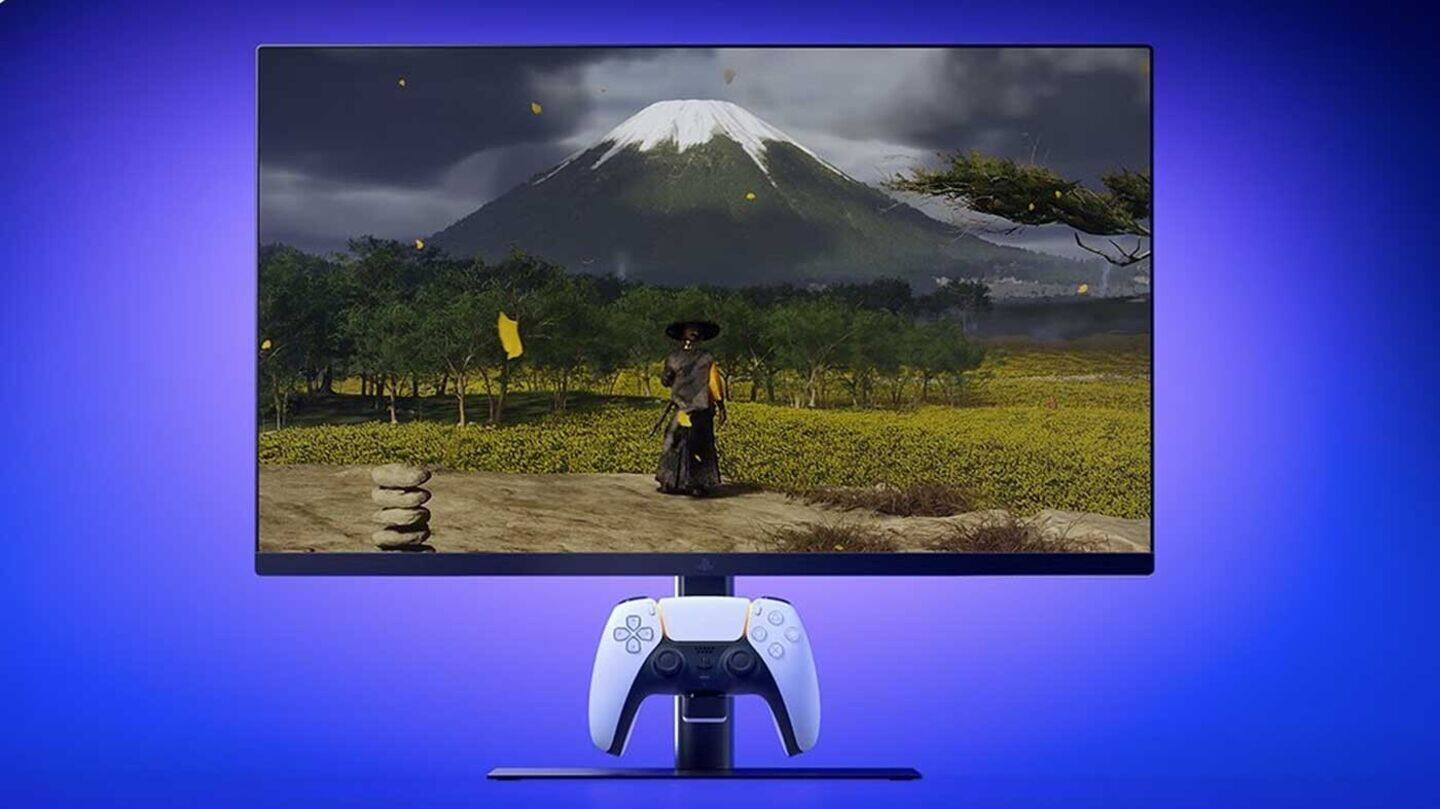 Sony's PlayStation gaming monitor charges your DualSense controller