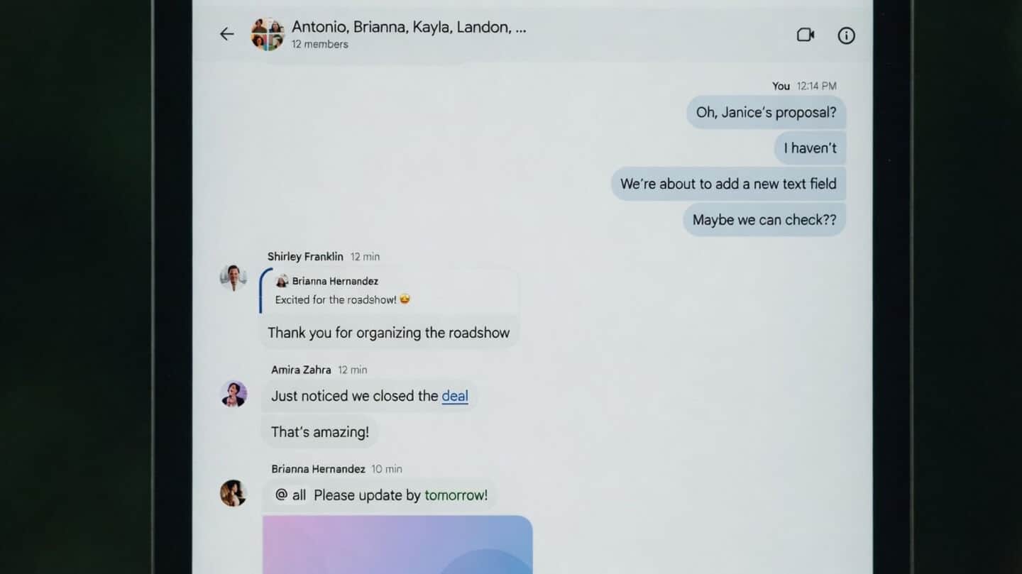 Google updates Android chat status bar icon to avoid mis-taps