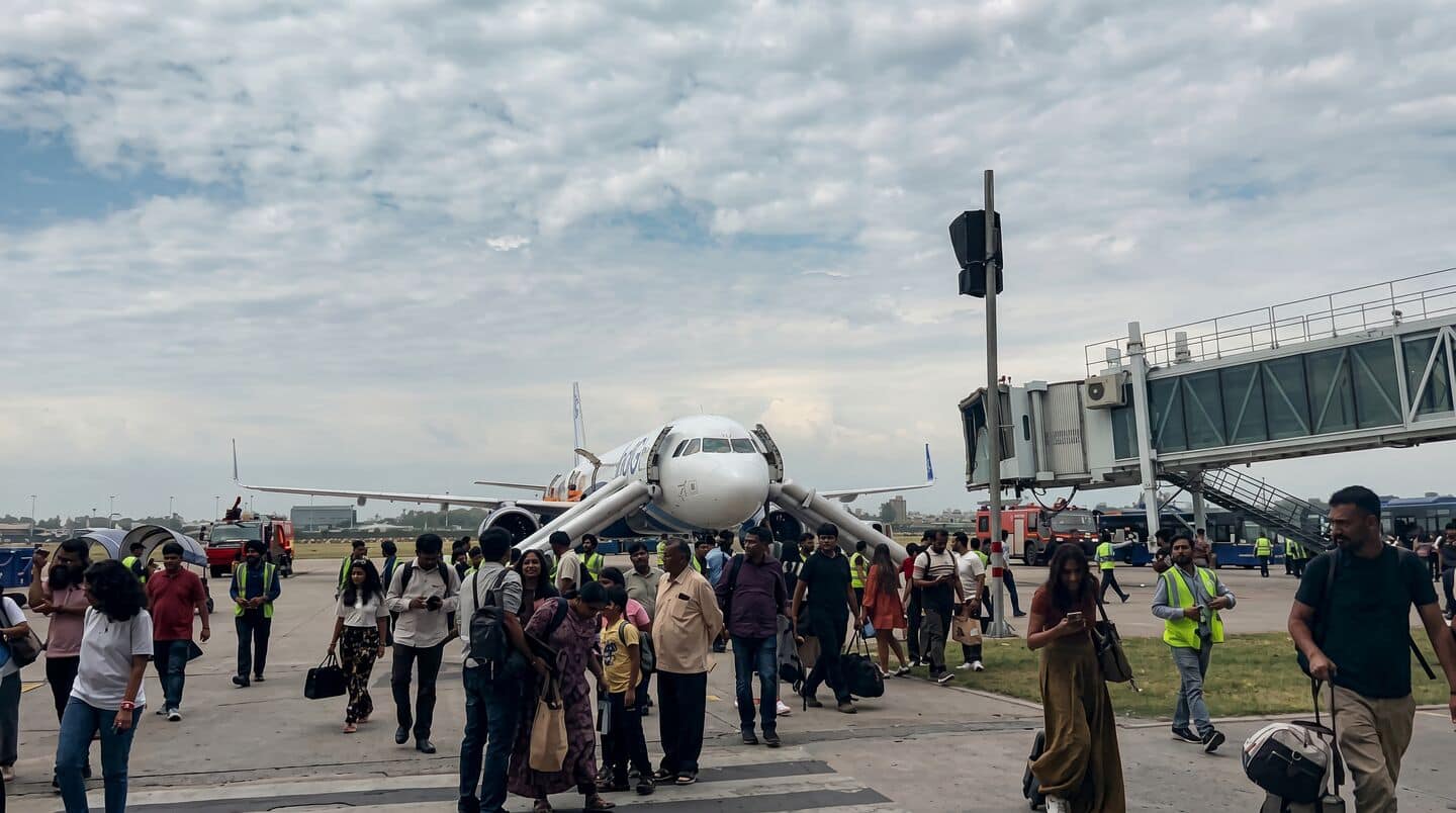 IndiGo flight evacuated at Chandigarh after passenger power bank fire