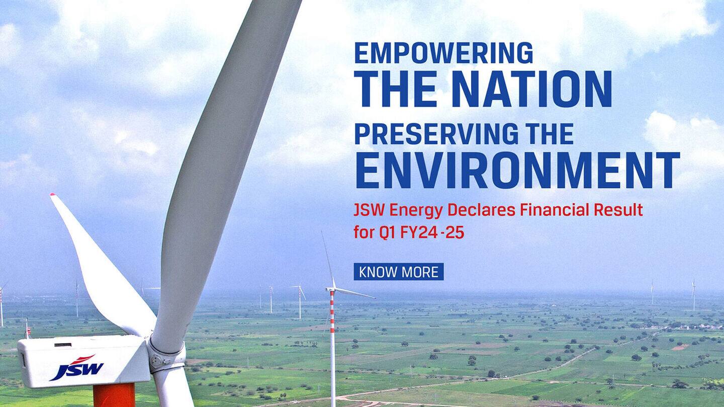 JSW Energy's Q1 profit soars 42% on new capacity