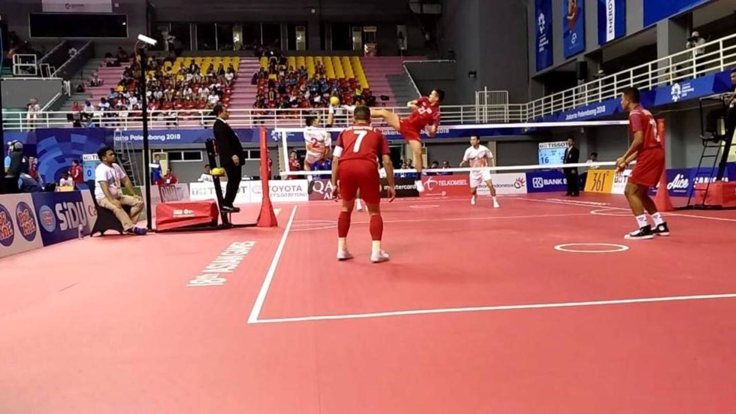 All you need to know about the sport 'Sepak takraw' | NewsBytes