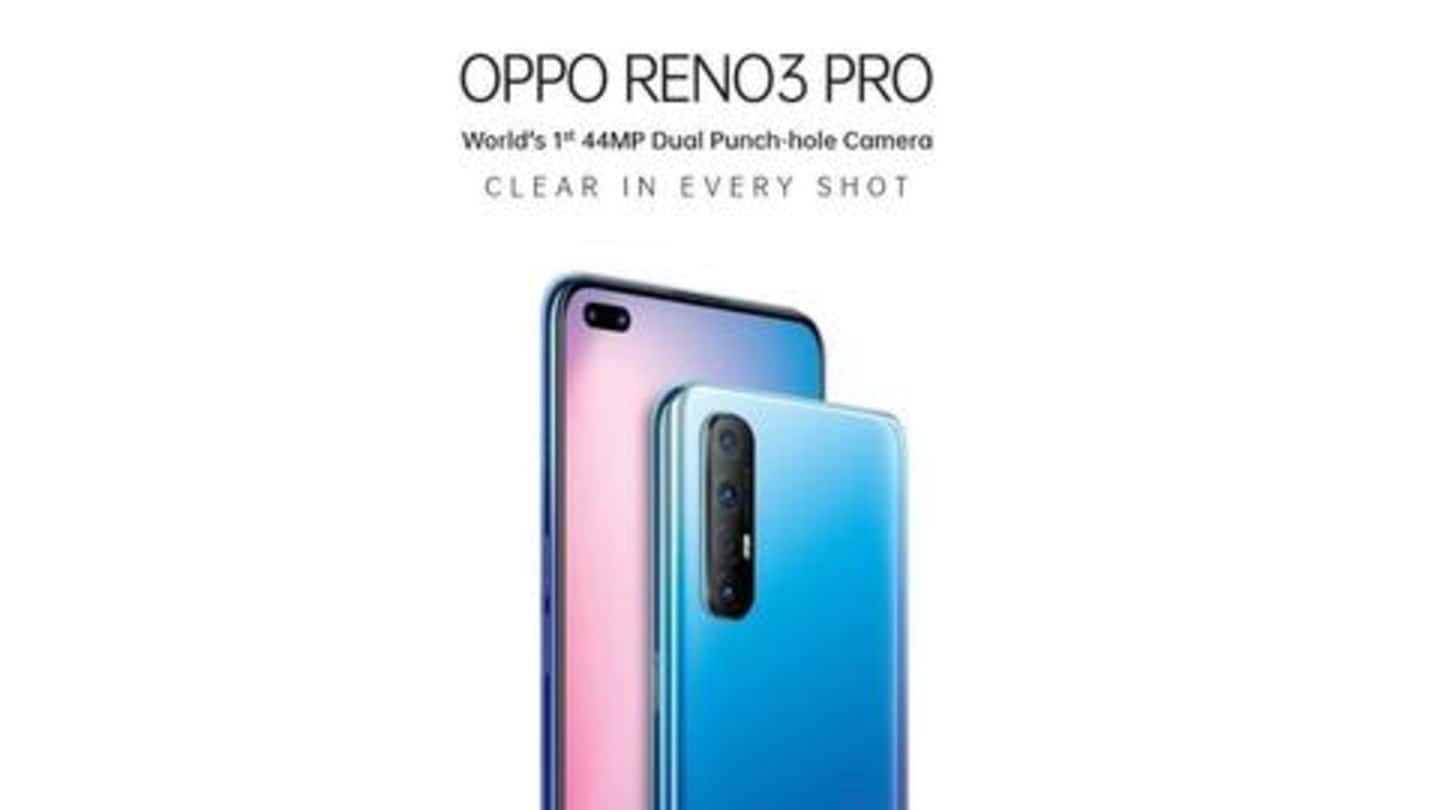 OPPO Reno 3 Pro launched in India at Rs. 30,000