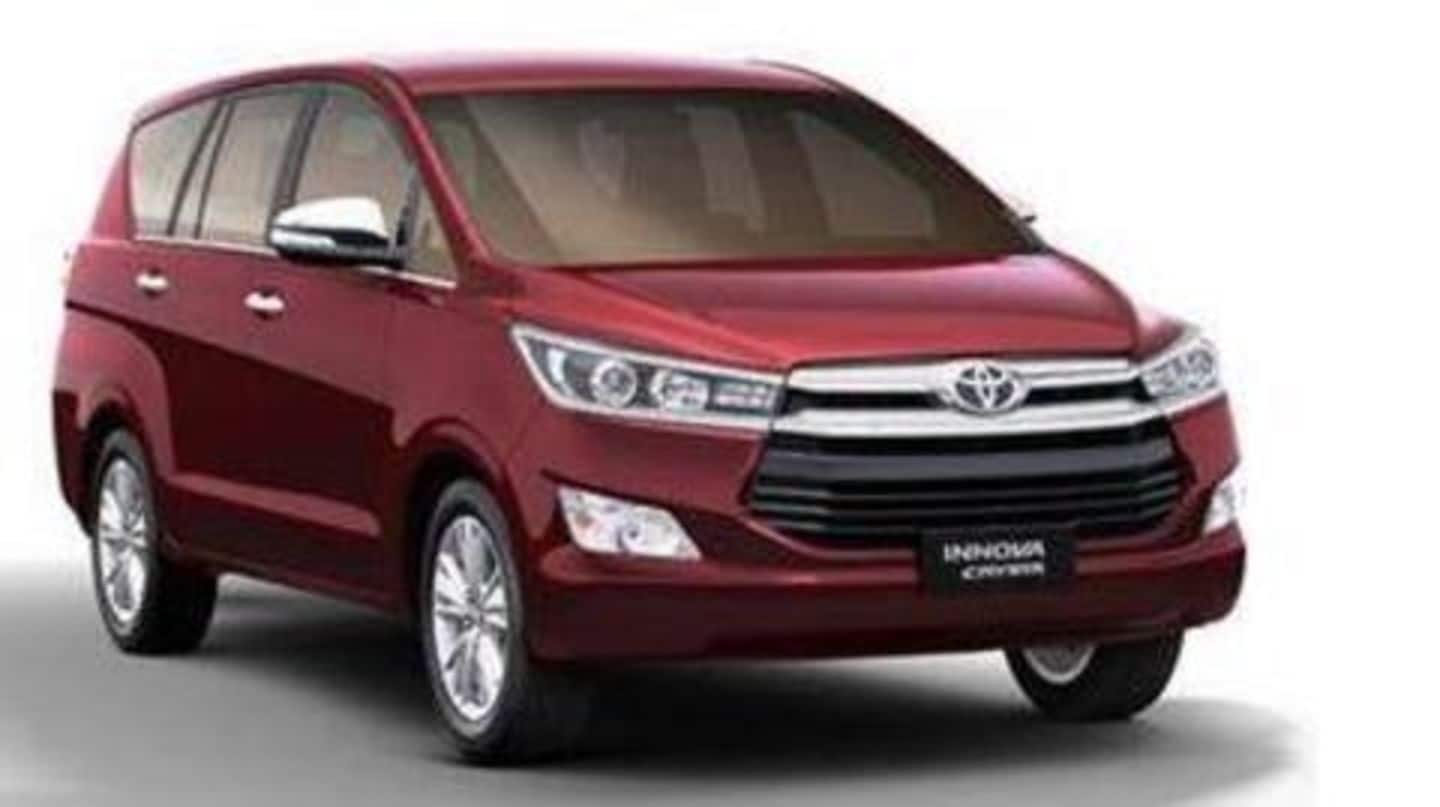 2019 Toyota Innova Crysta launched at Rs. 14.93 lakh | NewsBytes