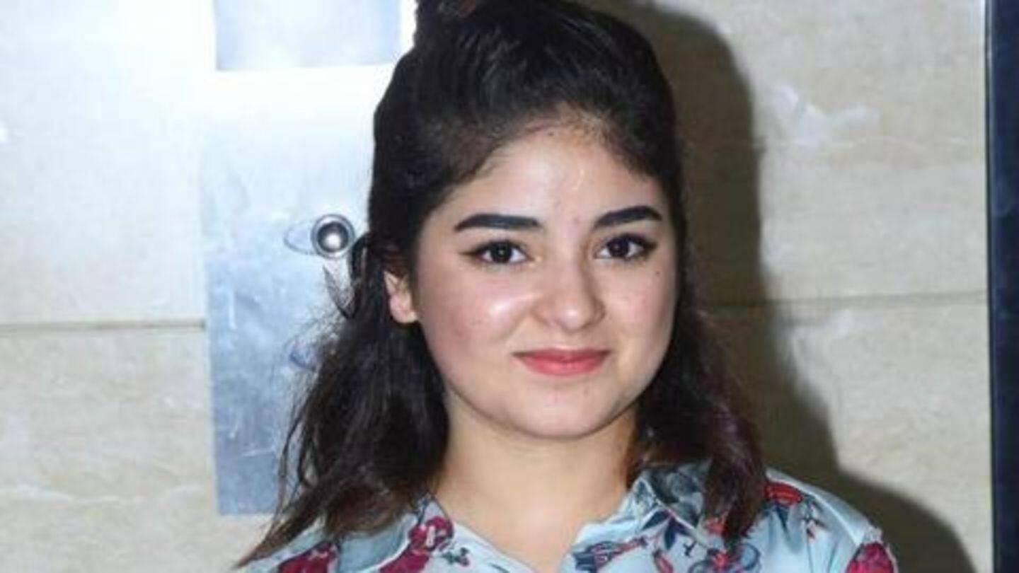 I'm just a human: Zaira Wasim returns to Twitter | NewsBytes
