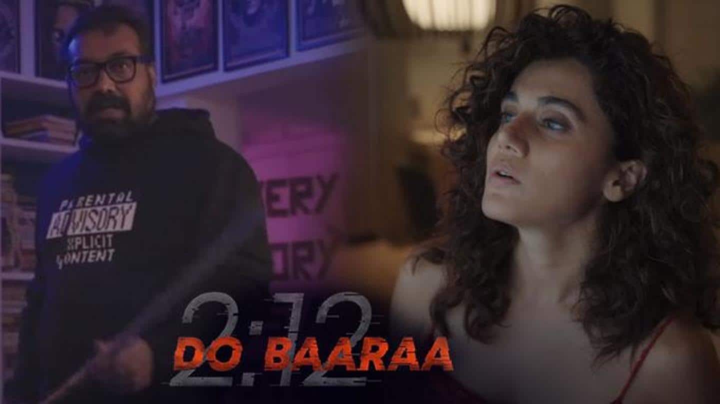 'Dobaaraa': Anurag Kashyap, Taapsee Pannu announce new movie