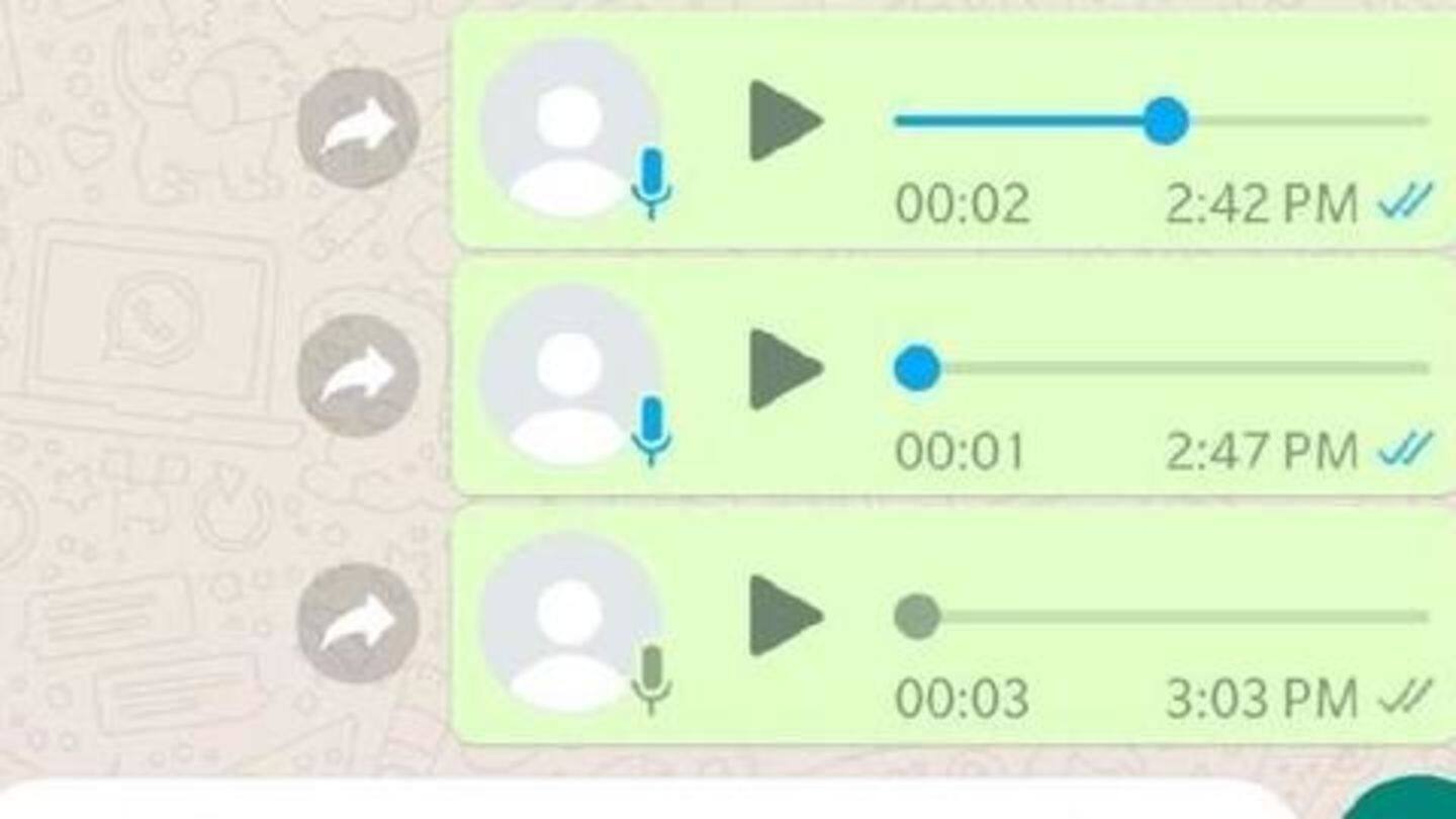 Soon, playing WhatsApp voice messages will be far easier | NewsBytes