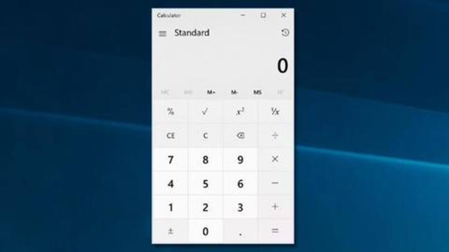 Now, you can contribute new features into Windows Calculator | NewsBytes