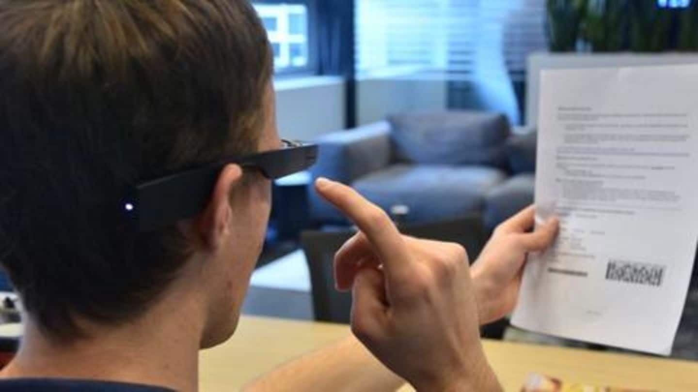 Now, Google's AI glasses will help the blind 'see' | NewsBytes