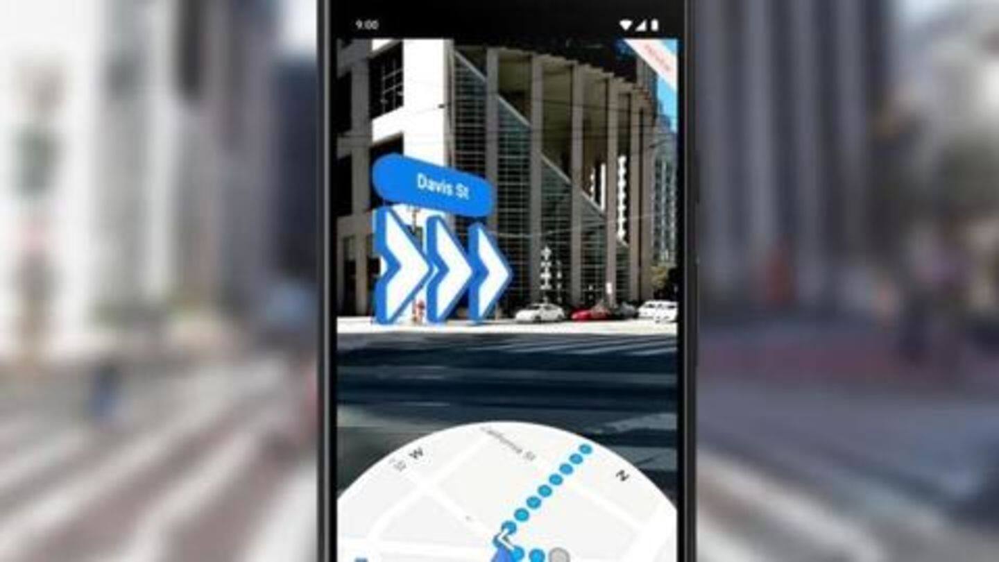 Now, you can use augmented reality directions in Google Maps | NewsBytes