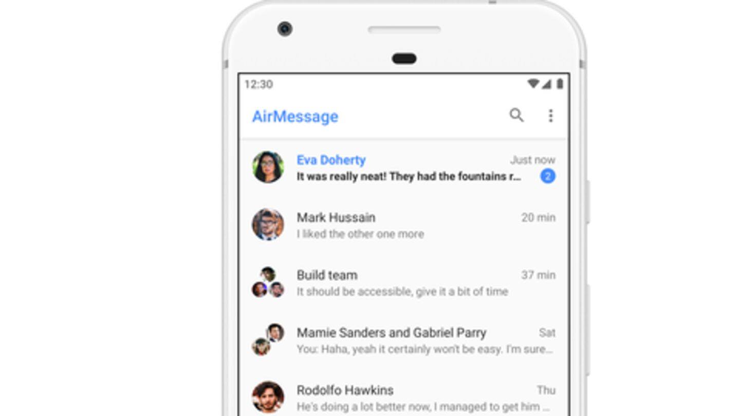 Want to use iMessage on Android? Here's the way | NewsBytes