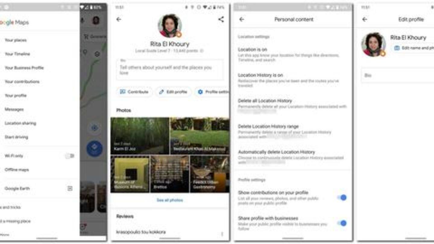 Now, Google Maps lets you manage public profile data, contributions ...