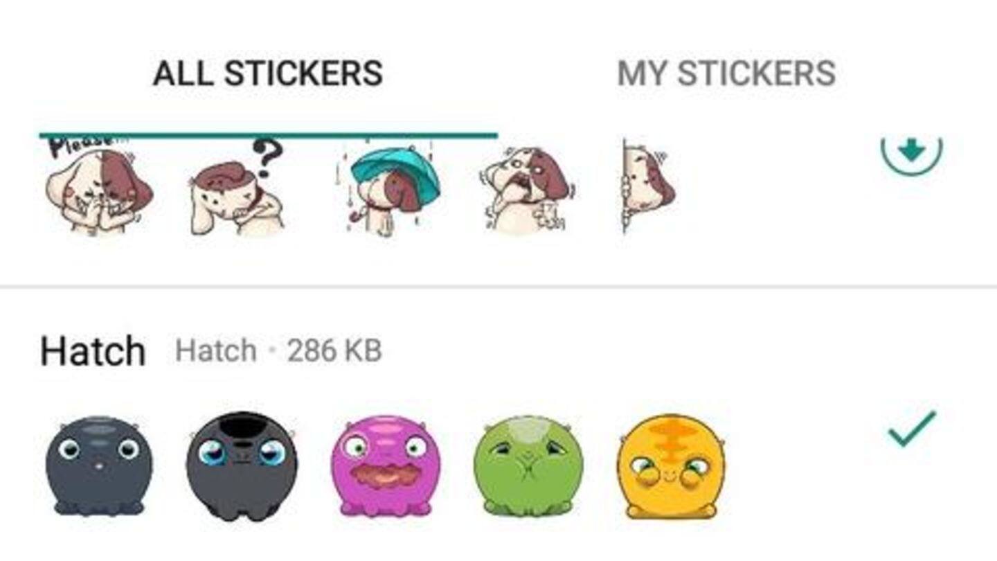 Finally, WhatsApp is getting sticker support: Details here | NewsBytes