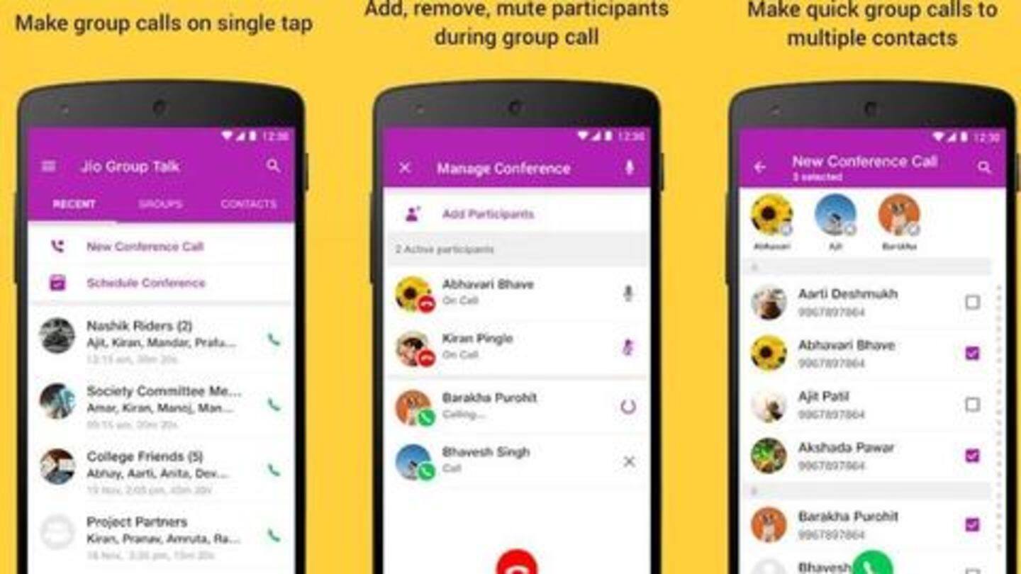 Jio launches new 'Group Talk' conference calling app: Details here ...