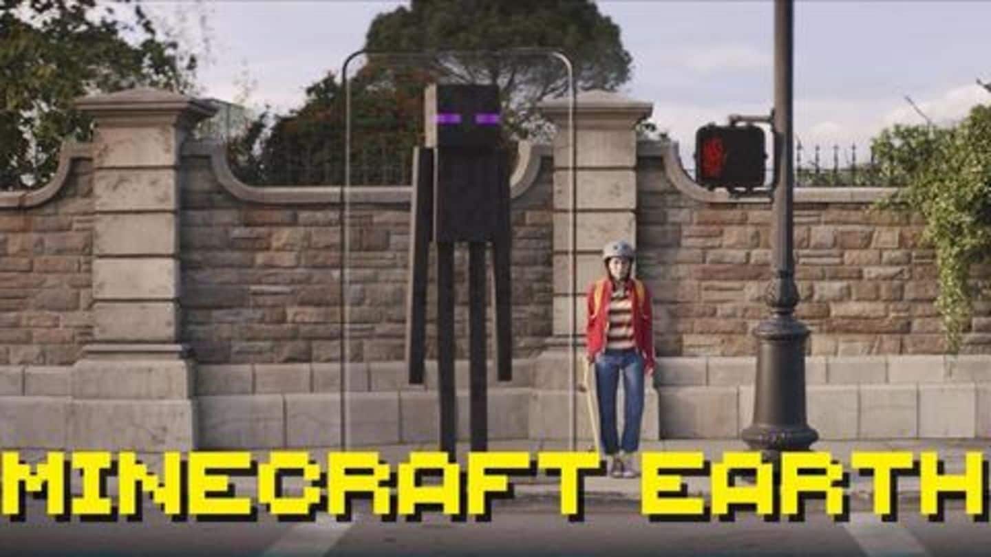 Now, play Minecraft Earth to build stuff in augmented reality