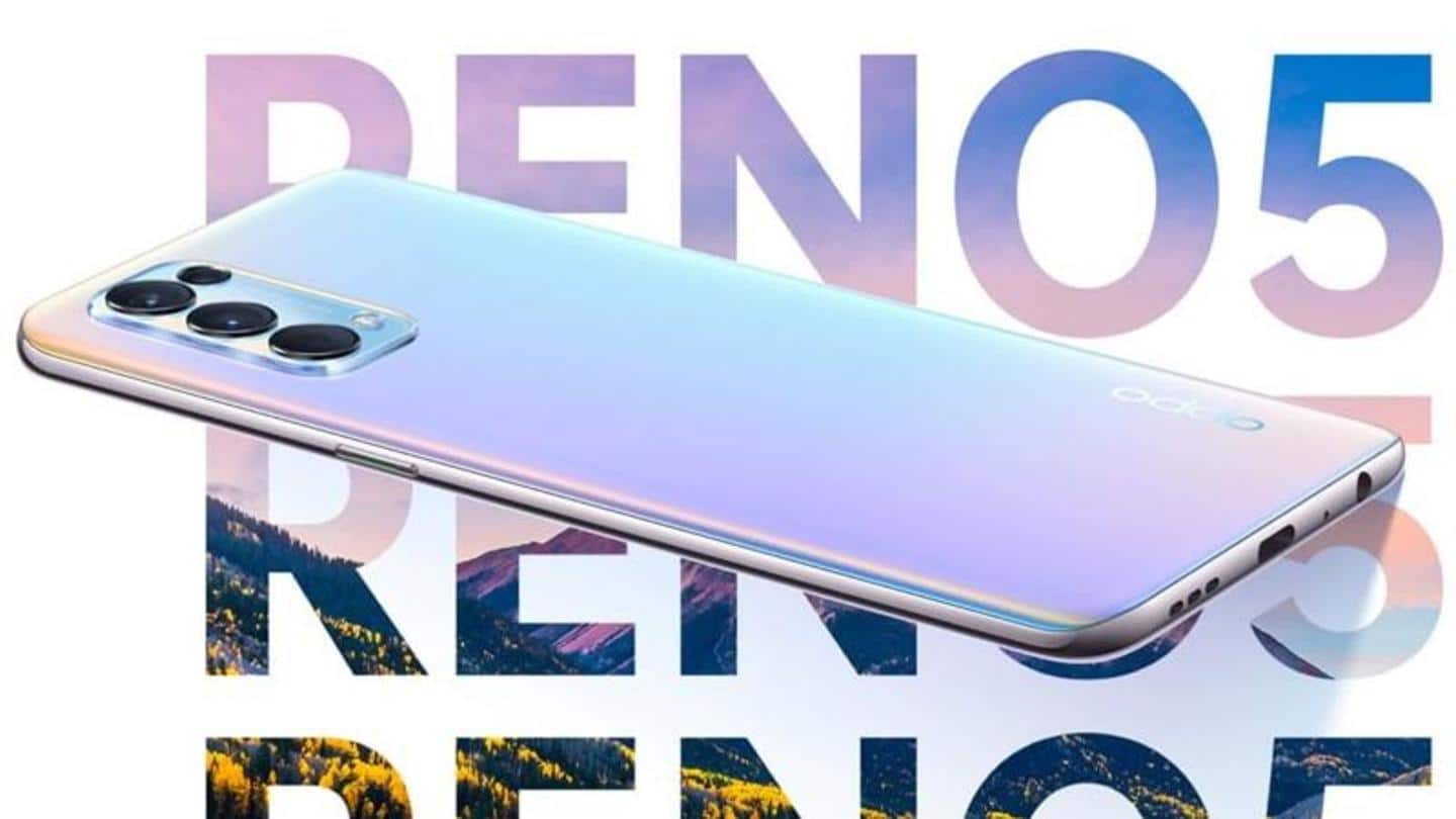OPPO Reno5 4G, with Snapdragon 720G chipset, launched | NewsBytes