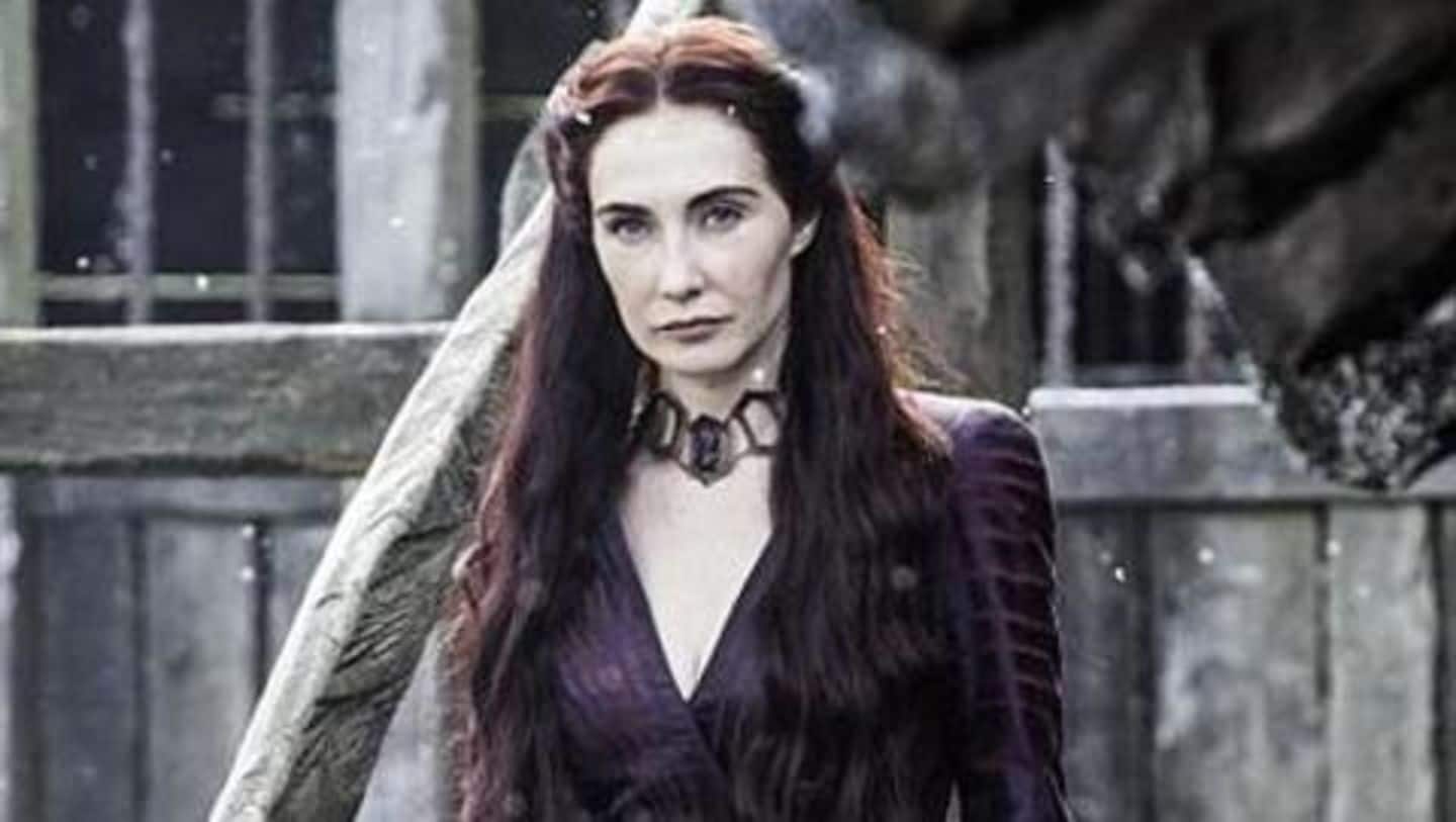 Melisandre actor forgot Valyrian during Jon Snow's resurrection ...