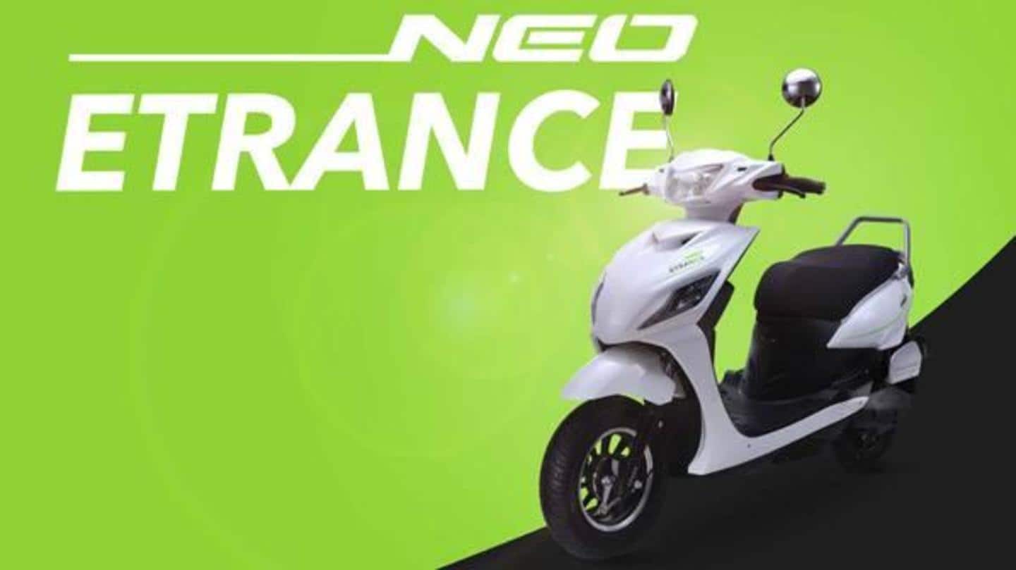 PURE ETRANCE NEO e-scooter to be launched on December 1 | NewsBytes