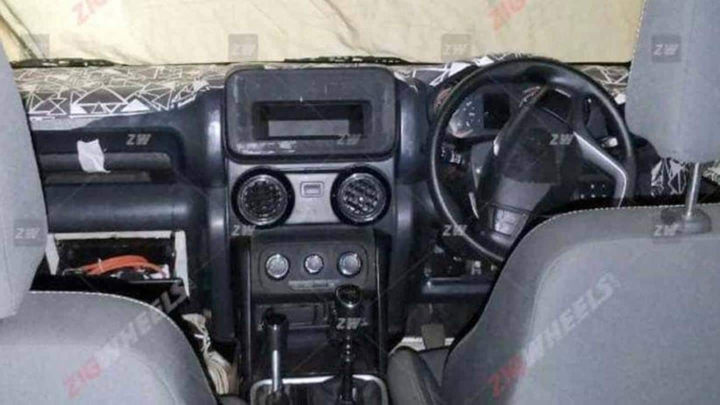 Ahead of launch, AX variant of Mahindra Thar SUV spotted | NewsBytes