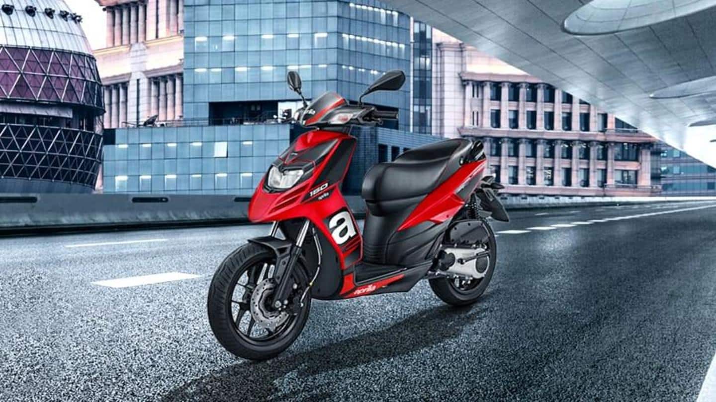 Aprilia Storm 125 range launched; prices start at Rs. 85,430 | NewsBytes