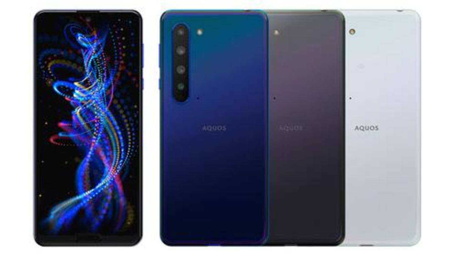 Sharp Aquos R5G, with dual-notched screen, arrives in international ...