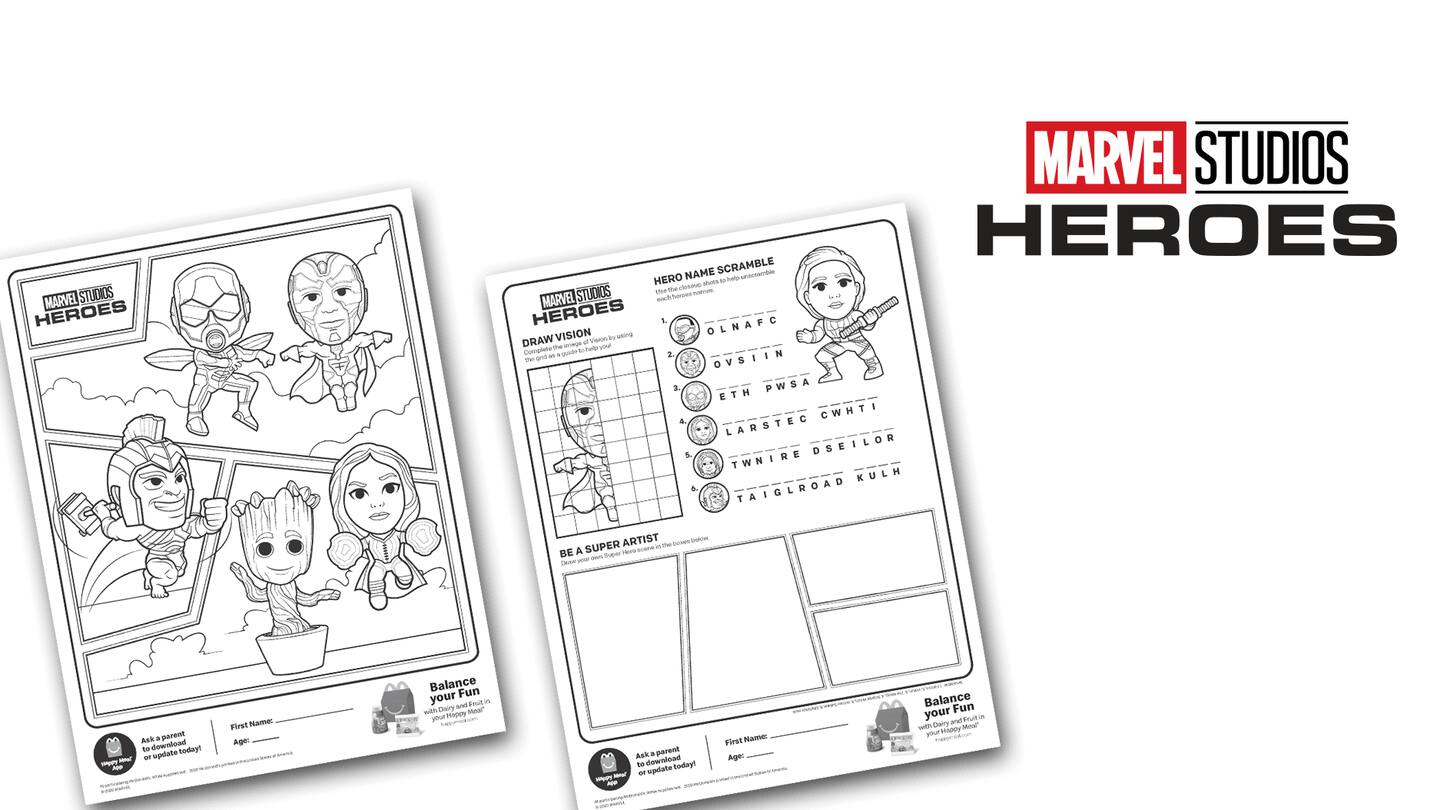 Play with Marvel superheroes while munching on McDonald's meals now ...