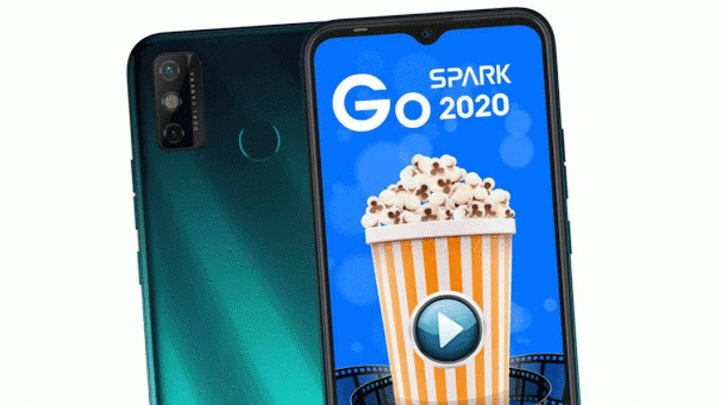 TECNO Spark Go (2020) launched in India at Rs. 6,500 | NewsBytes