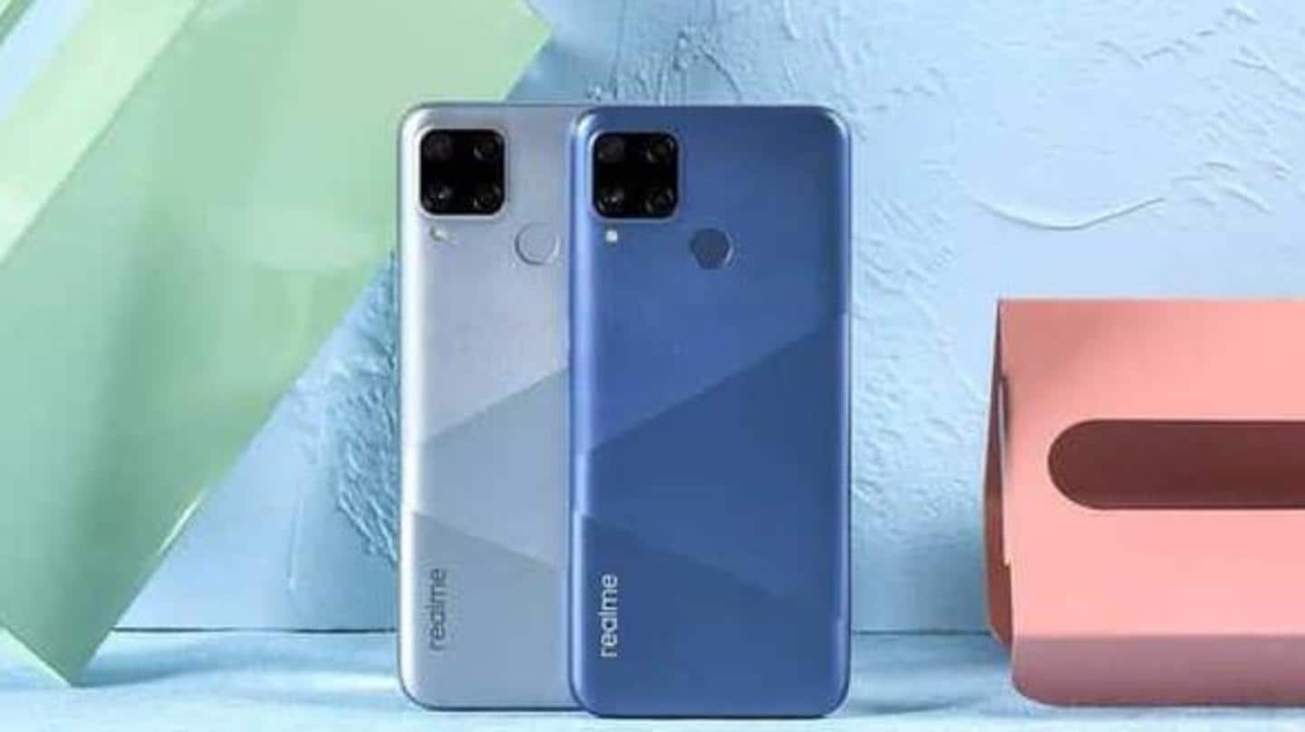 Realme to launch a Qualcomm Edition of C15 smartphone | NewsBytes