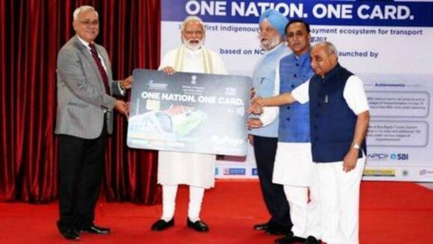 #OneNationOneCard: PM Modi launches 'National Common Mobility Card ...