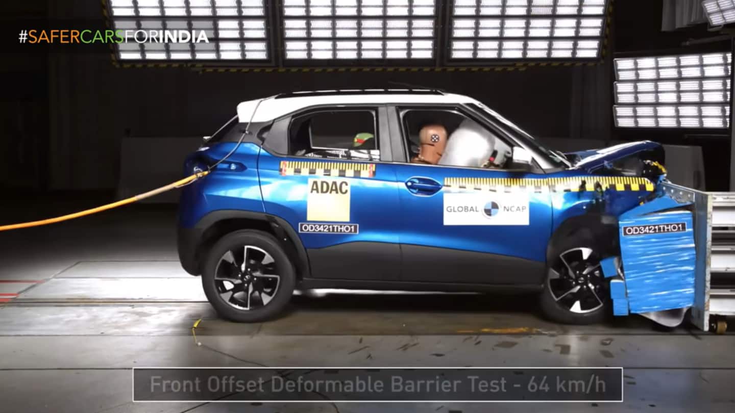 Tata Punch awarded 5-star safety rating by GNCAP